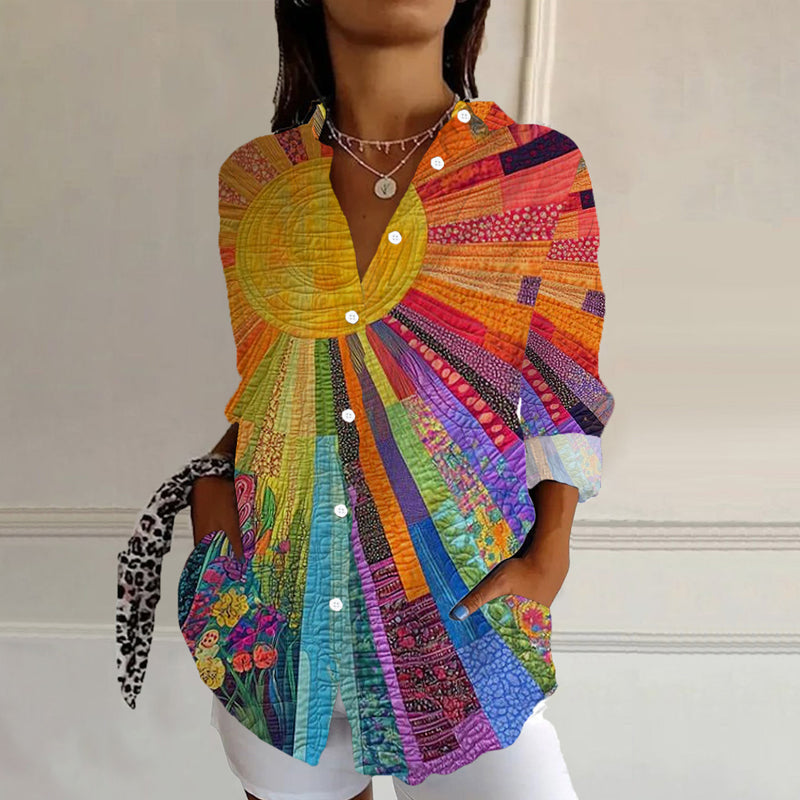 Vintage Colourful Blouse – Susan Julie