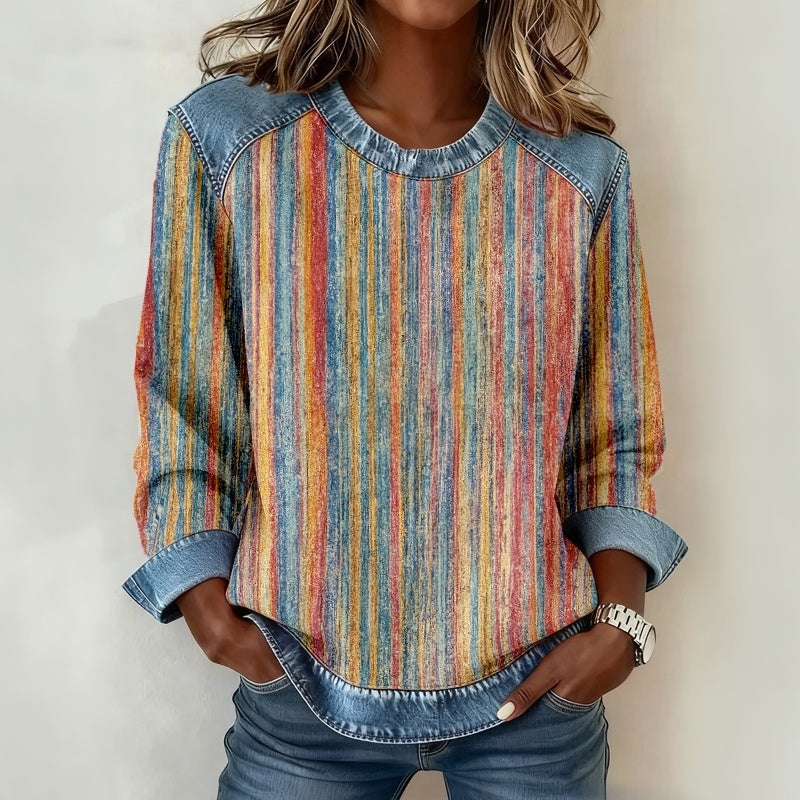 Colourful Striped Blouse – Susan Julie