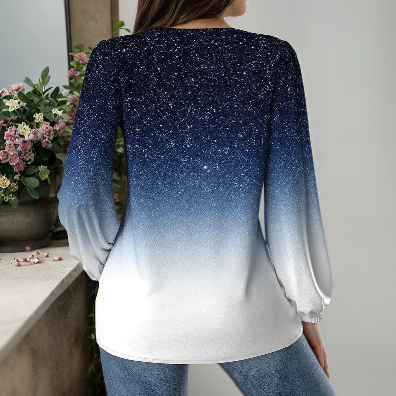 Casual Gradient Blouse – Susan Julie