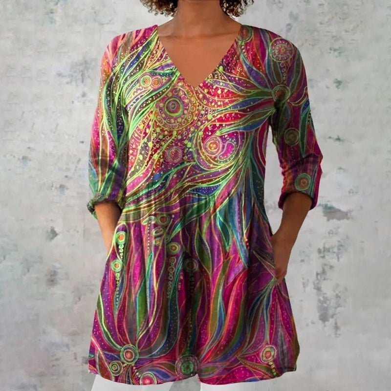 Vintage Colourful Blouse – Susan Julie